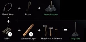 Crafting Flag Pole - DayZ.pl