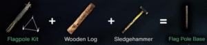 Crafting Flag Pole - DayZ.pl